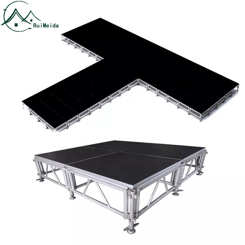 Outdoor event stage platform concert podium aluminum truss stage lights ...